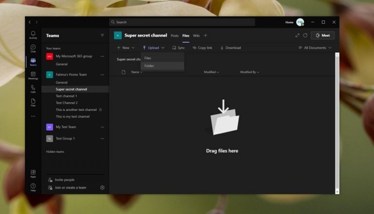 How to share and manage Microsoft Teams files in a channel