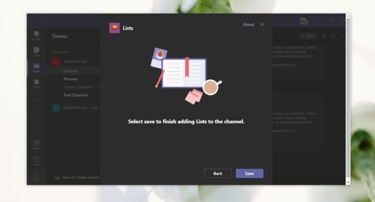How to set up and use Microsoft Teams lists