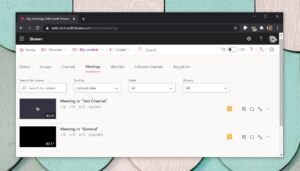 How to find the Microsoft Teams recording location