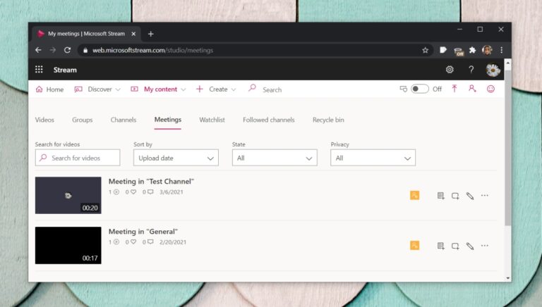 How to find the Microsoft Teams recording location