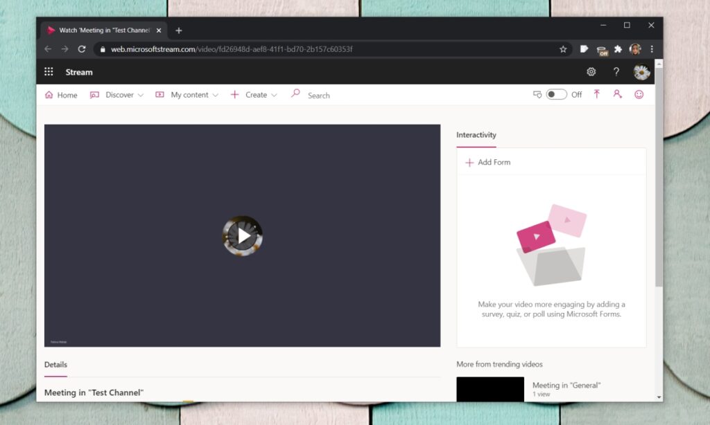 How to find the Microsoft Teams recording location