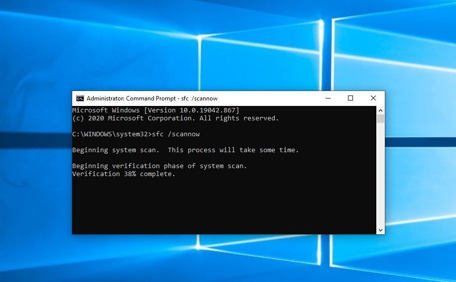 How to Run sfc /scannow (System File Checker) on Windows 10
