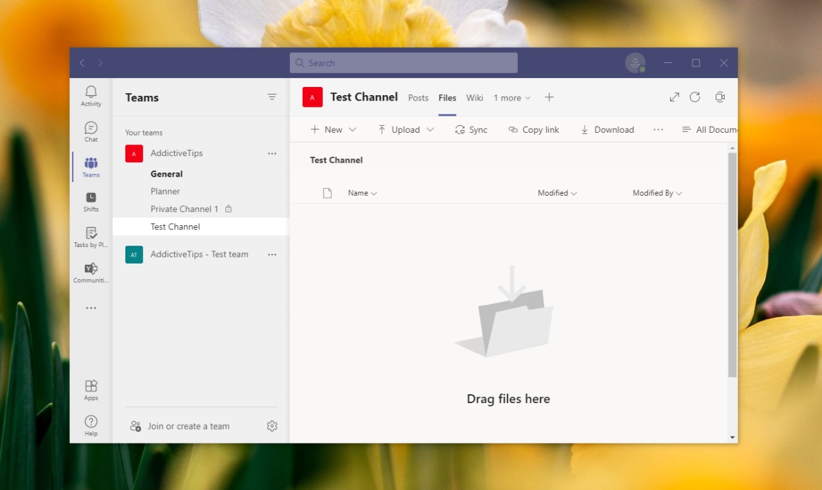 How to upload files to Microsoft Teams