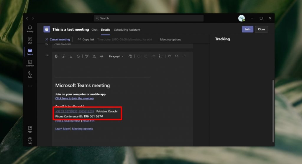 How to dial-in to a meeting with Microsoft Teams Conference ID