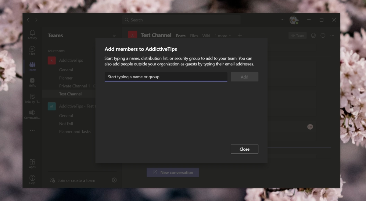 How to send a Microsoft Teams invite