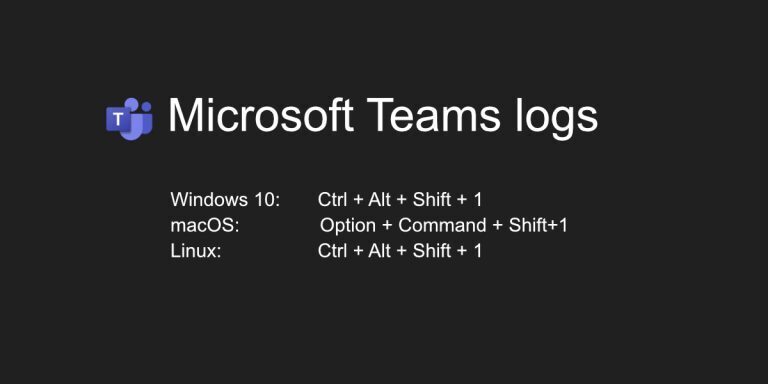 How to generate Microsoft Teams logs for troubleshooting
