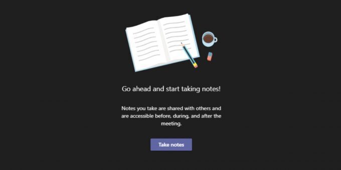 How to create Microsoft Teams meeting notes