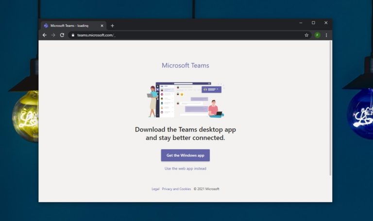How to use the Microsoft Teams web app