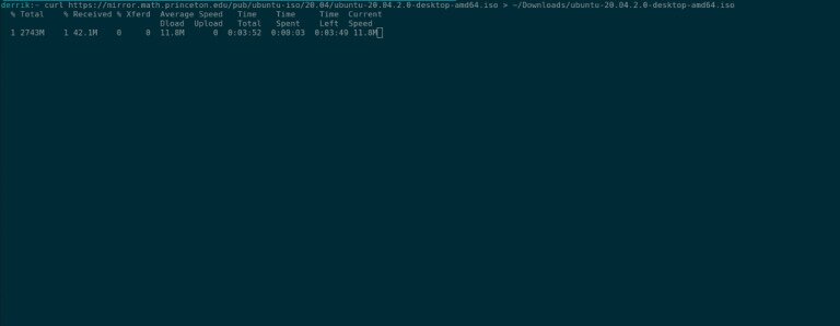 How to download files on Linux with Curl