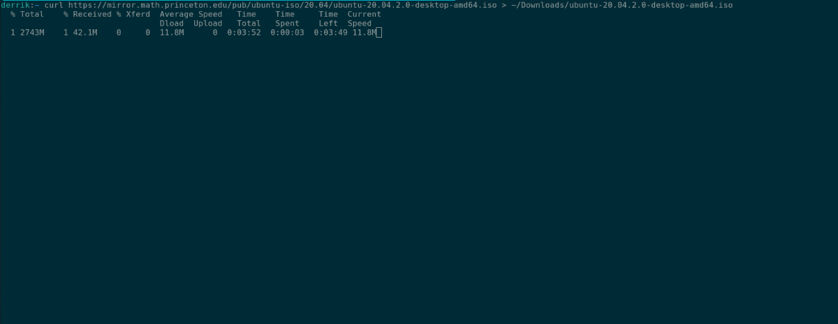 How to download files on Linux with Curl