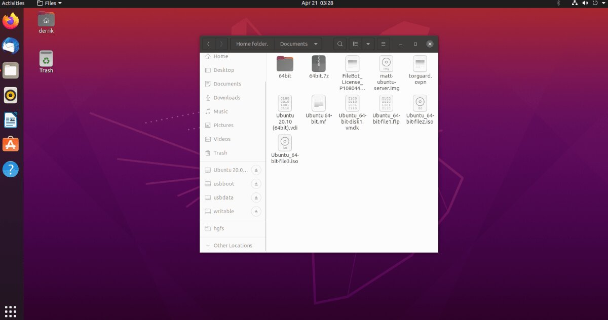 How to access a VMWare shared folder on Ubuntu