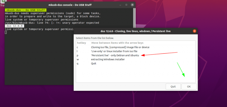 How to set up a persistent Ubuntu USB