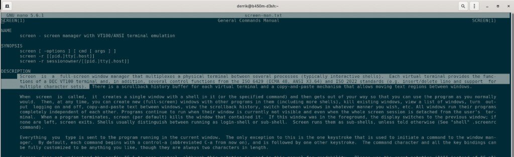 How to use the Nano text editor on Linux