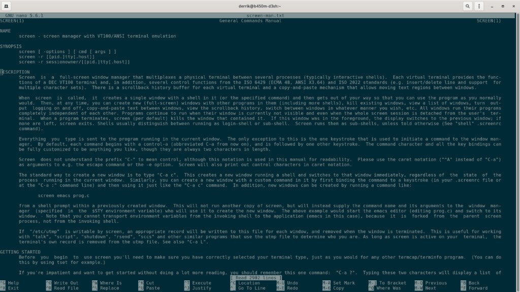 How to use the Nano text editor on Linux