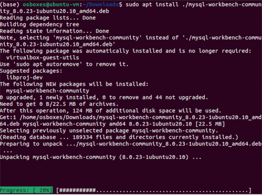 How to install MySQL Workbench on Ubuntu