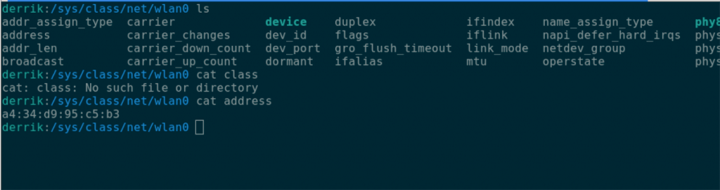 How to get your Linux MAC address