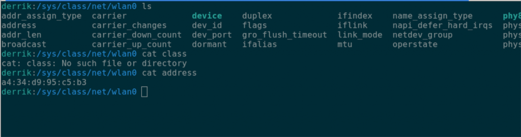 How to get your Linux MAC address