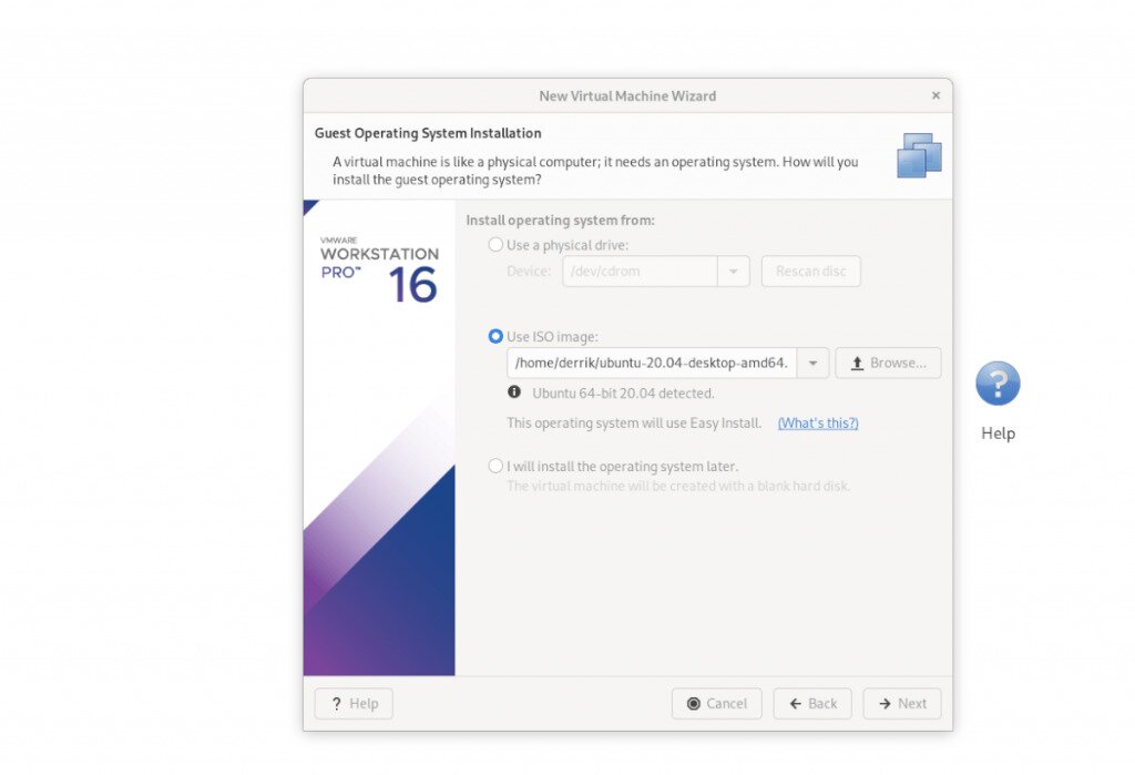 How to download and set up an Ubuntu Desktop VMware image