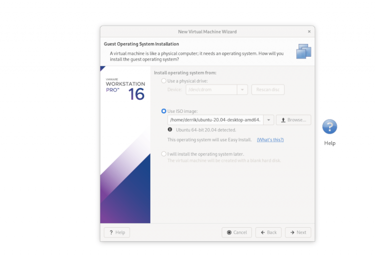 How to download and set up an Ubuntu Desktop VMware image