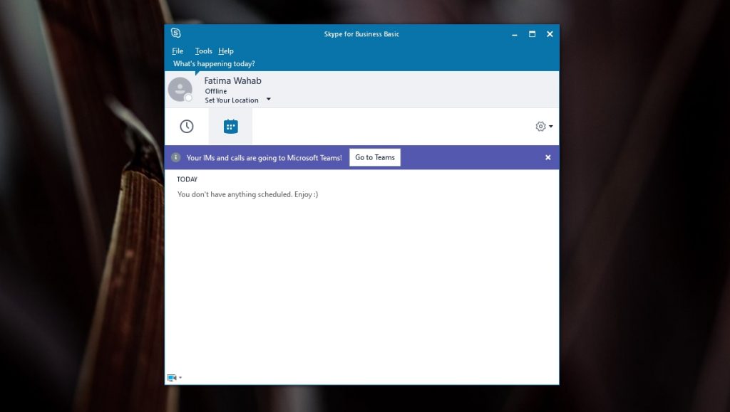 How to fix "Your IMs and calls are going to Microsoft Teams"