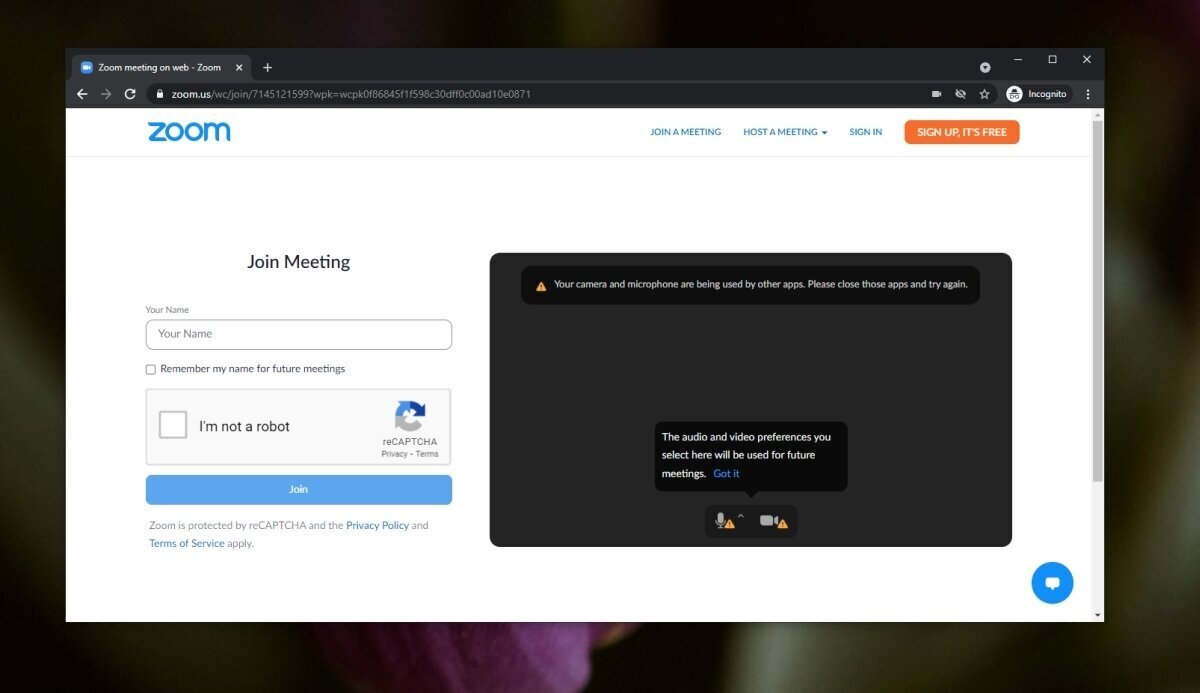 How to join a Zoom meeting: login with password