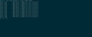 How to check your CPU in Linux
