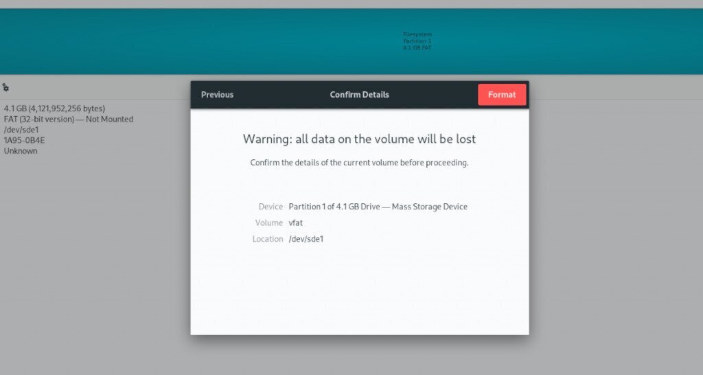 How to format an SD Card to ExFat in Ubuntu