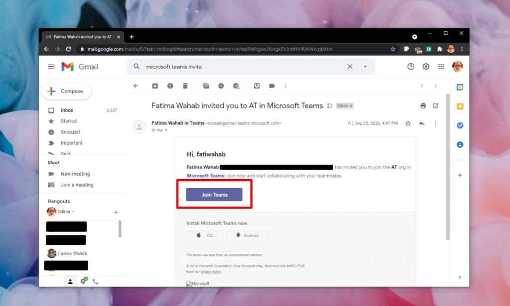How to join a team in Microsoft Teams