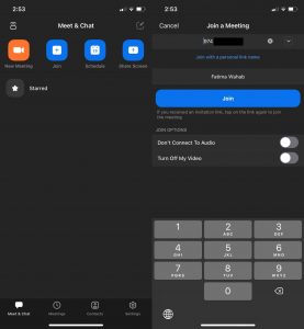 How to join a Zoom meeting: login with password