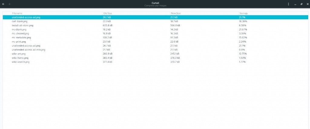 How to compress images on Linux with Curtail