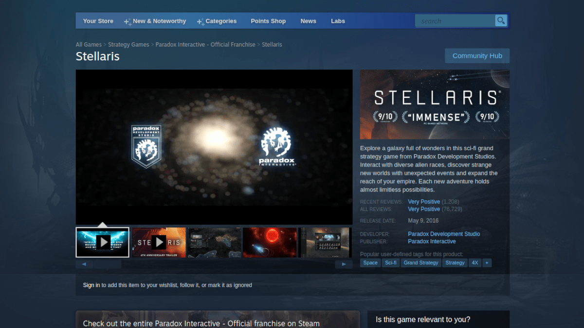 How to play Stellaris on Linux