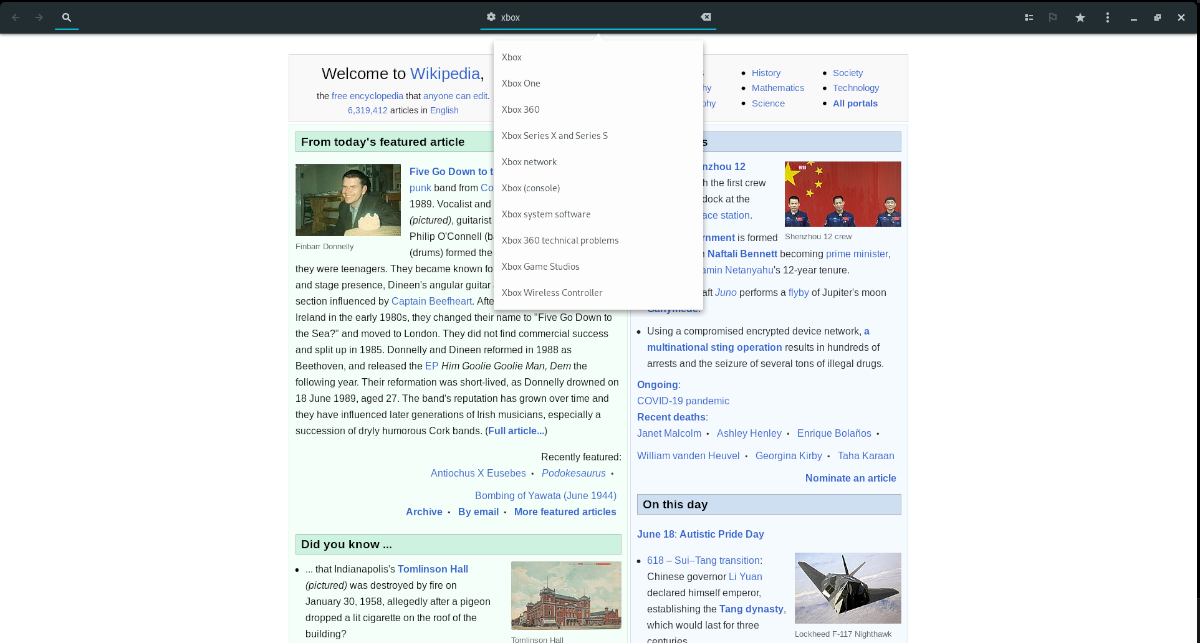 How to read Wikipedia from the Linux desktop