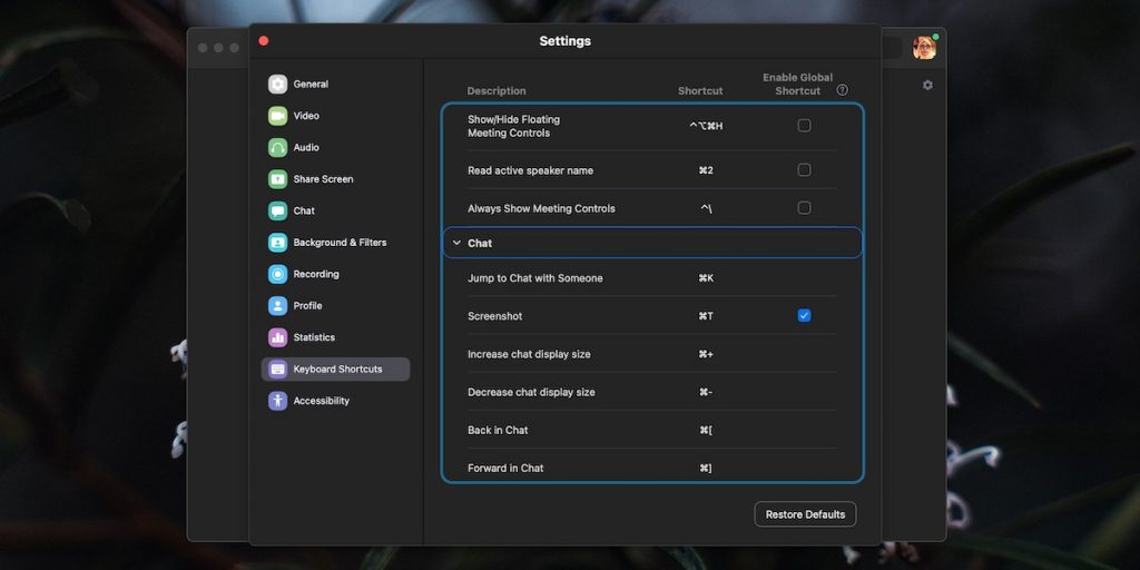 How to use the Zoom meeting screenshot tool