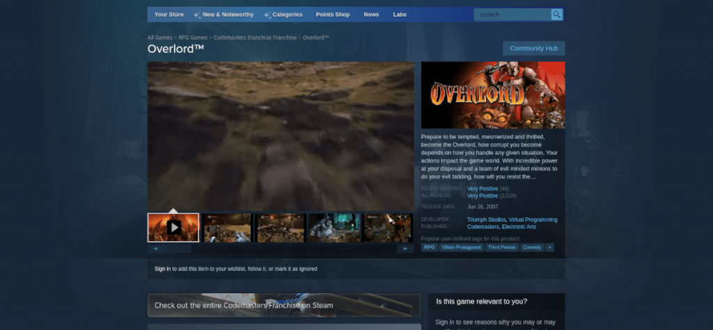 How to play Overlord on Linux
