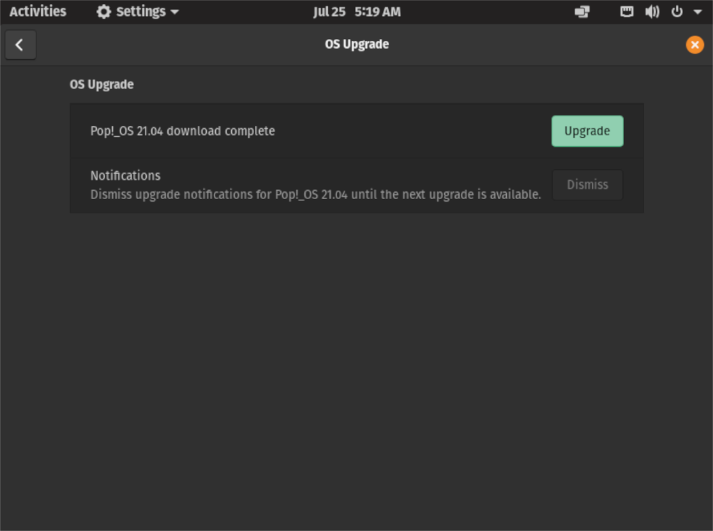 How to upgrade to Pop_OS 21.04