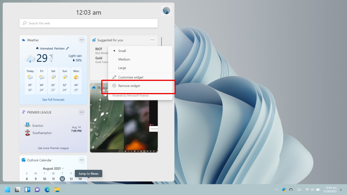 How To Add remove Widgets On Windows 11
