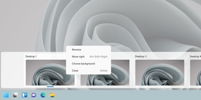 How to use virtual desktops on Windows 11