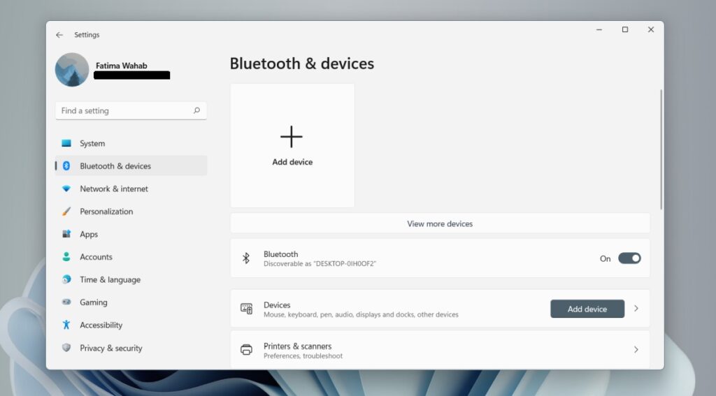 How to turn on Bluetooth on Windows 11 and connect a device