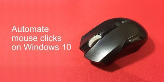 How to automate mouse clicks on Windows 10