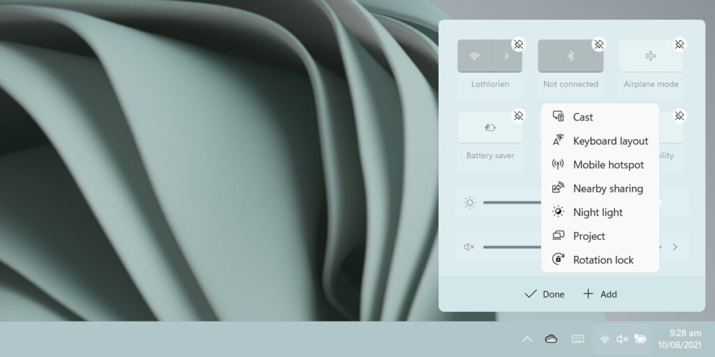 How to open and customize action center in Windows 11