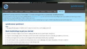 How to set up and use Qutebrowser web browser on Linux