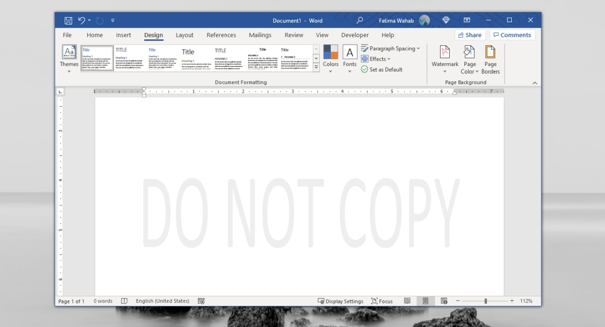 How To Remove Watermark In Microsoft Word