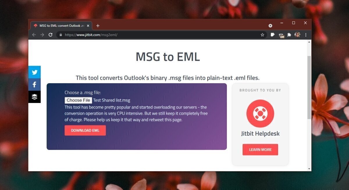 How to download Microsoft Outlook emails