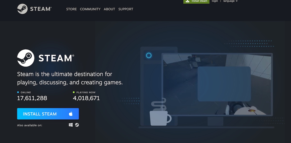 How to download Steam and install games