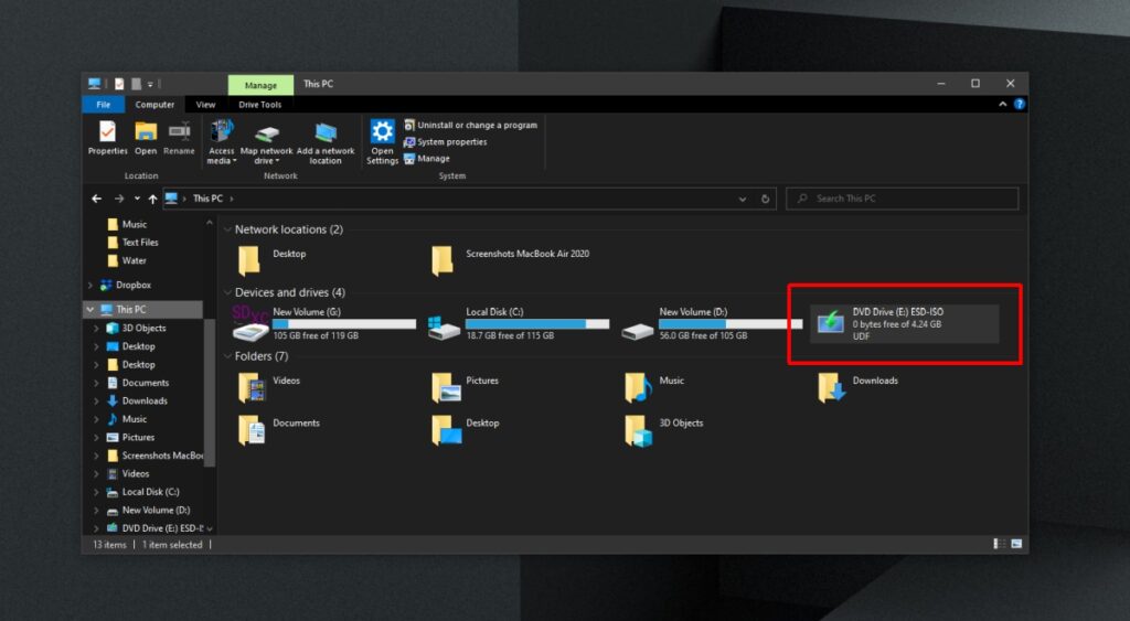 How to mount ISO images on Windows 10