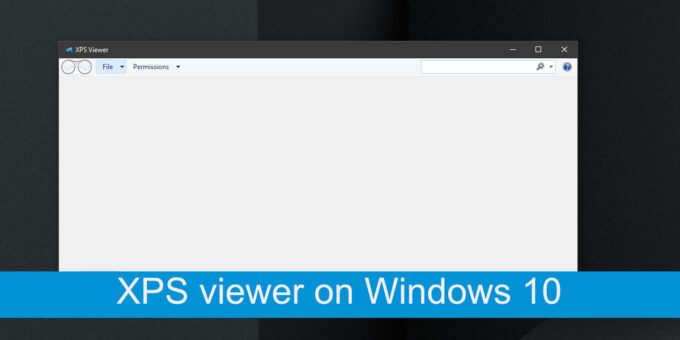 How to enable the XPS viewer on Windows 10