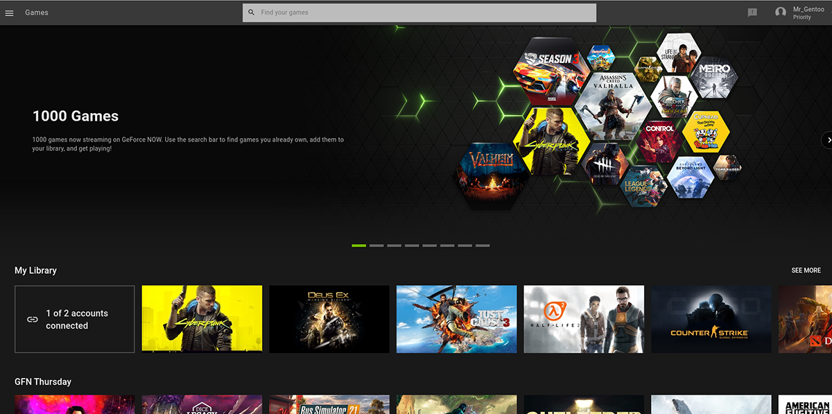 How to use GeForce Now game streaming on Linux
