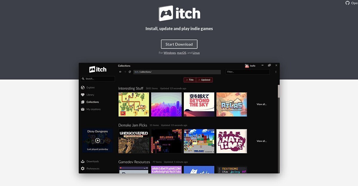 How to play games with Itch.io on Linux