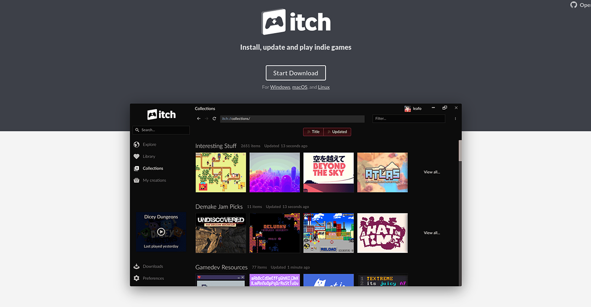 How to play games with Itch.io on Linux