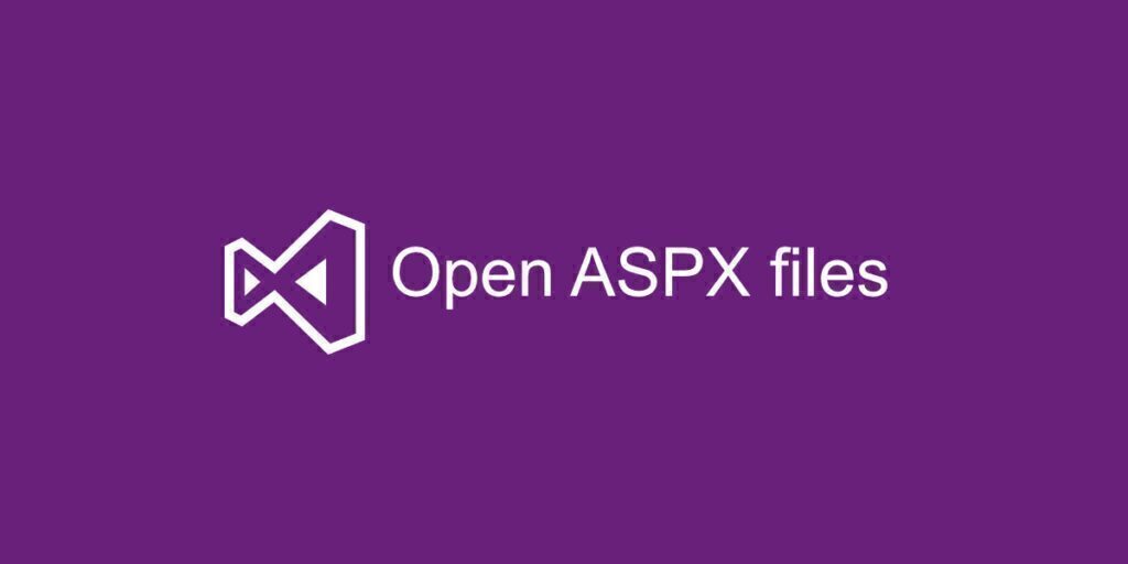 How to open ASPX files